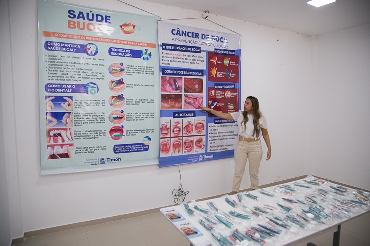 Prevenção ao câncer bucal: mais de mil pessoas assistem palestras em Timon